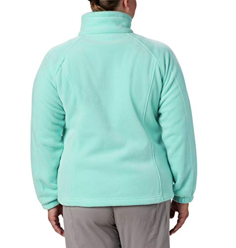 Columbia Women's Benton Springs Full Zip, Aquarium, Small