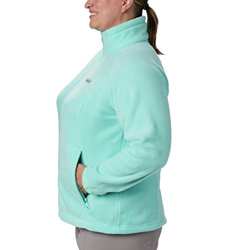 Columbia Women's Benton Springs Full Zip, Aquarium, Small