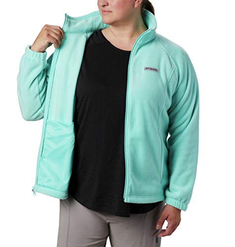 Columbia Women's Benton Springs Full Zip, Aquarium, Small