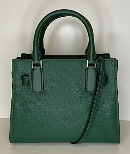 Michael Kors Hamilton SM Satchel bundled with SM TZ Coinpouch Purse Hook (Jewel Green)