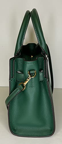 Michael Kors Hamilton SM Satchel bundled with SM TZ Coinpouch Purse Hook (Jewel Green)