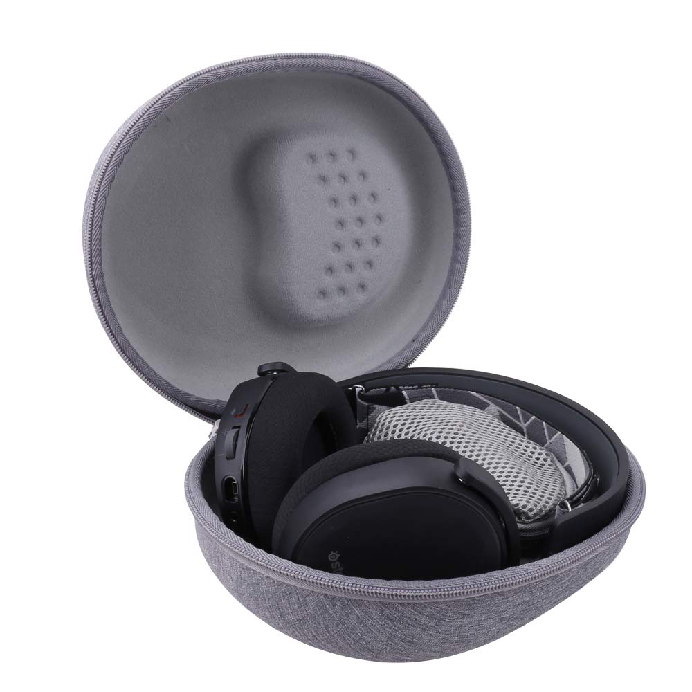 Aenllosi Hard Storage Case for SteelSeries Arctis 1 3 5 7 7X 7+ 7P+ 9 9X PRO PRO+ Prime/Arctis Nova PRO 1 1P 1X 3 7 7X 7P Gaming Headset(Grey)