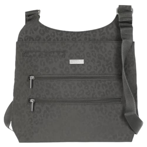 Baggallini Bucket Bagg (Pewter Cheetah Emboss)