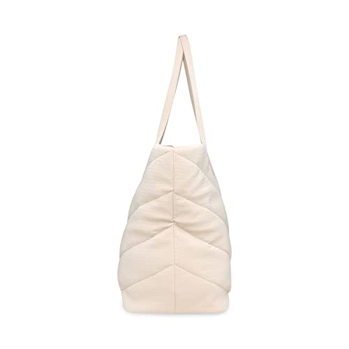 Steve Madden WORKINC Quilted Tote, Bone