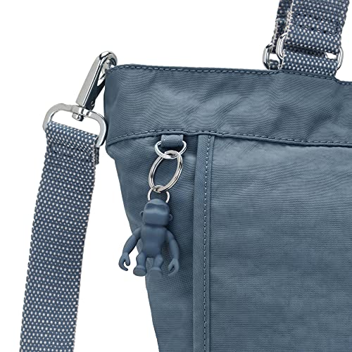 Kipling New Shopper Small Tote Bag Brush Blue