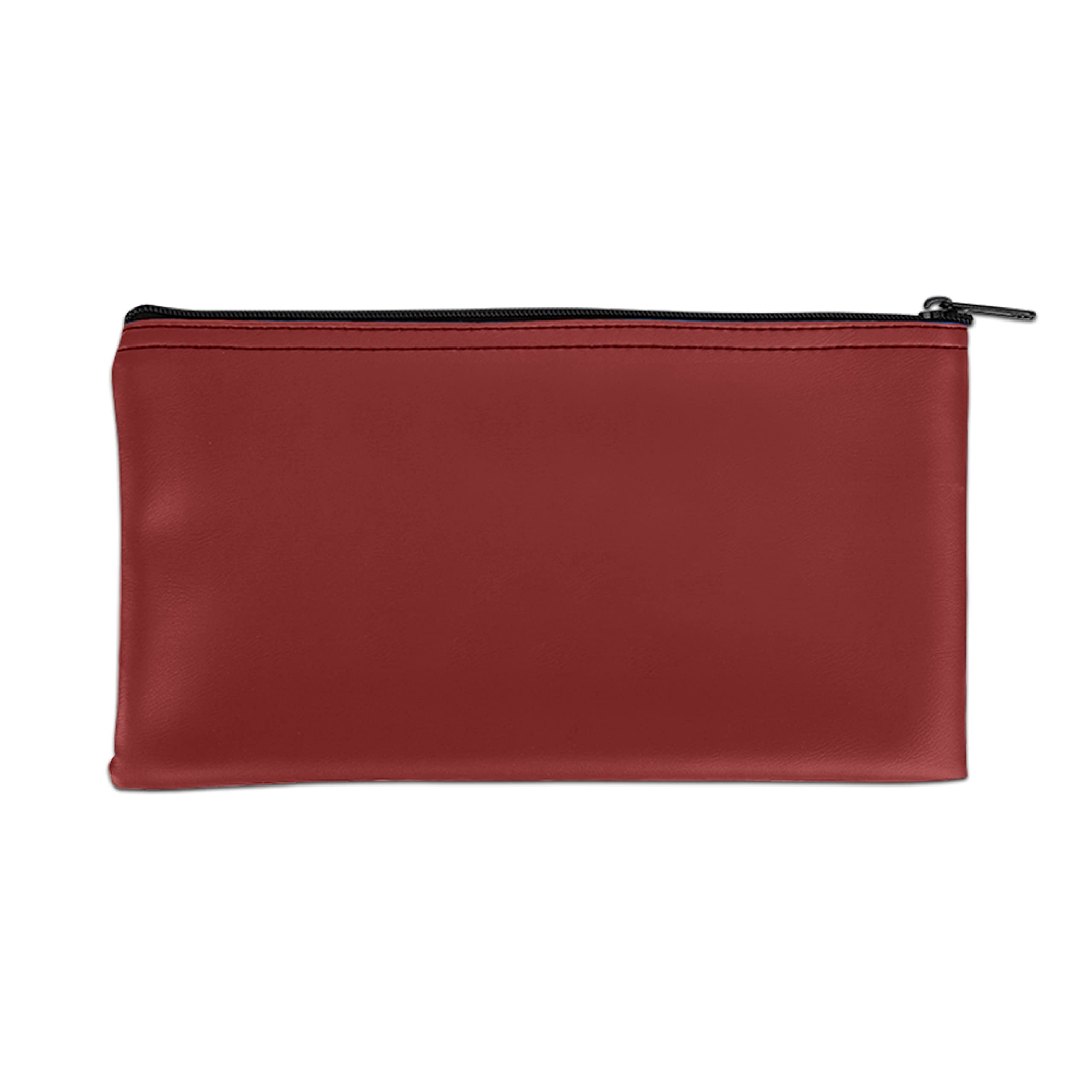 Burgundy Expanded Vinyl Reusable Deposit Bag - 11W x 6H