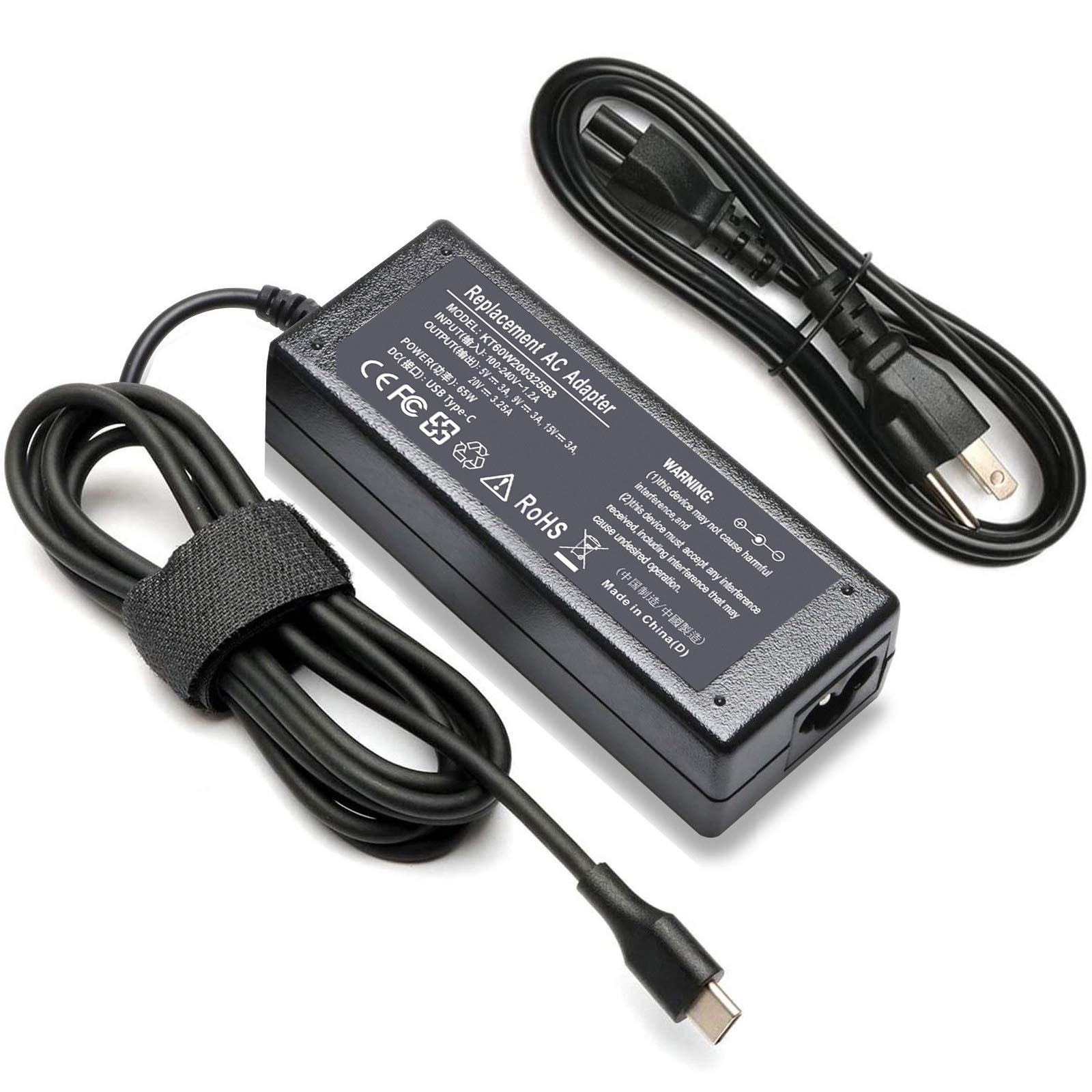 USB C Laptop Charger 65W 45W for HP Spectre X360 13-aw0013dx 13-aw0003dx 15-ch011dx Chromebook 14 G5 G6 X360 14-ca137nr 14b-ca0061 14db-0080nr 14-db0051cl 14-da0012dx 15-de0518wm Elite x2