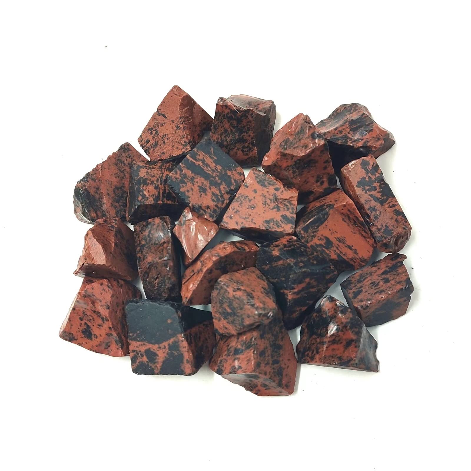 PEKMAR 100g Bulk Natural Raw Red Obsidian Rough Stone Quartz Crystals Rock Aquarium Home Room Decoration Pendant