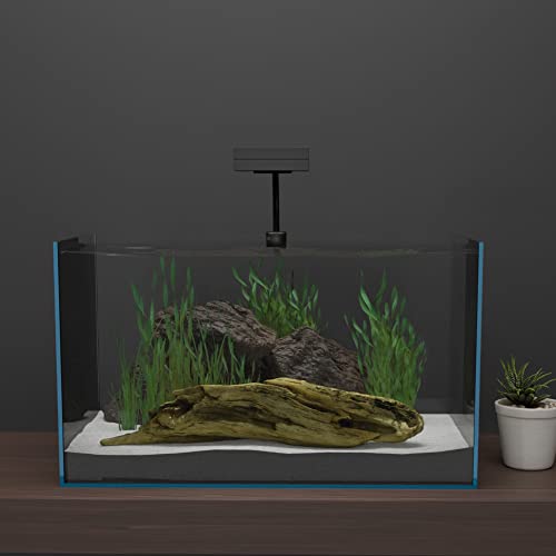 Rimless Low Iron Glass Fish Tank Aquarium - 23.5 gal (30.3 L x 13.4 W x 13.4 H) (in)