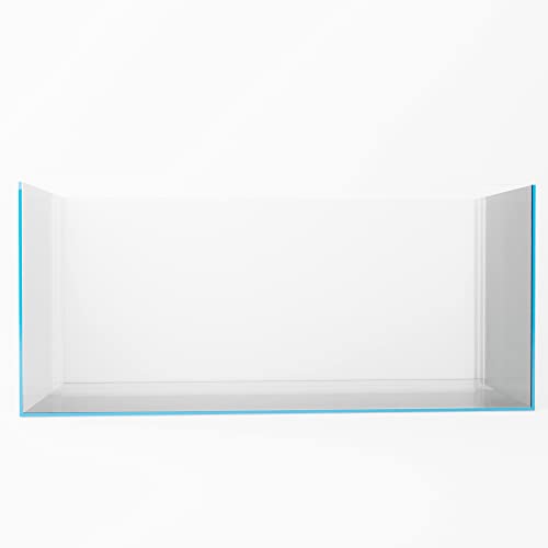 Rimless Low Iron Glass Fish Tank Aquarium - 23.5 gal (30.3 L x 13.4 W x 13.4 H) (in)