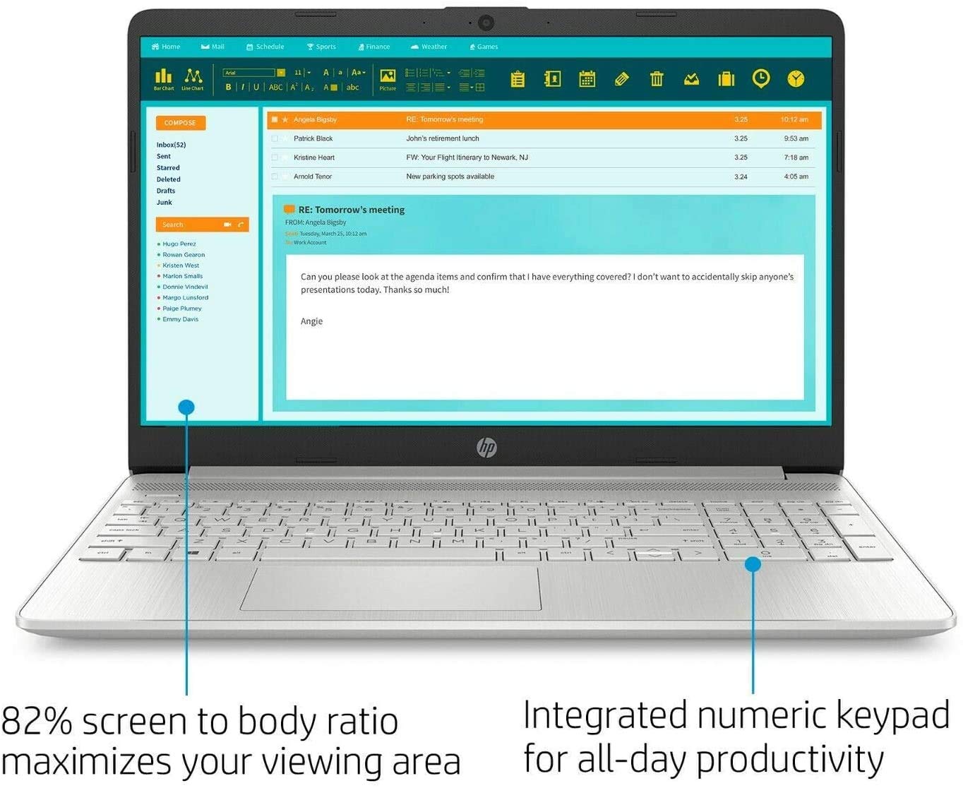 HP 15.6" HD Intel 10th Gen i3-1005G1 3.4GHz 8GB RAM 256GB SSD Win 10 Laptop