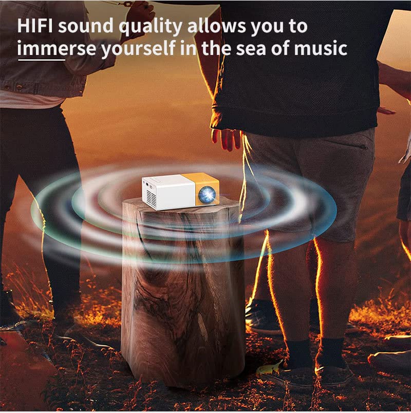 Portable Mini projectors LED Micro Projector 1080P Home Party Meeting Theater Projector(Newest Upgraded Version )