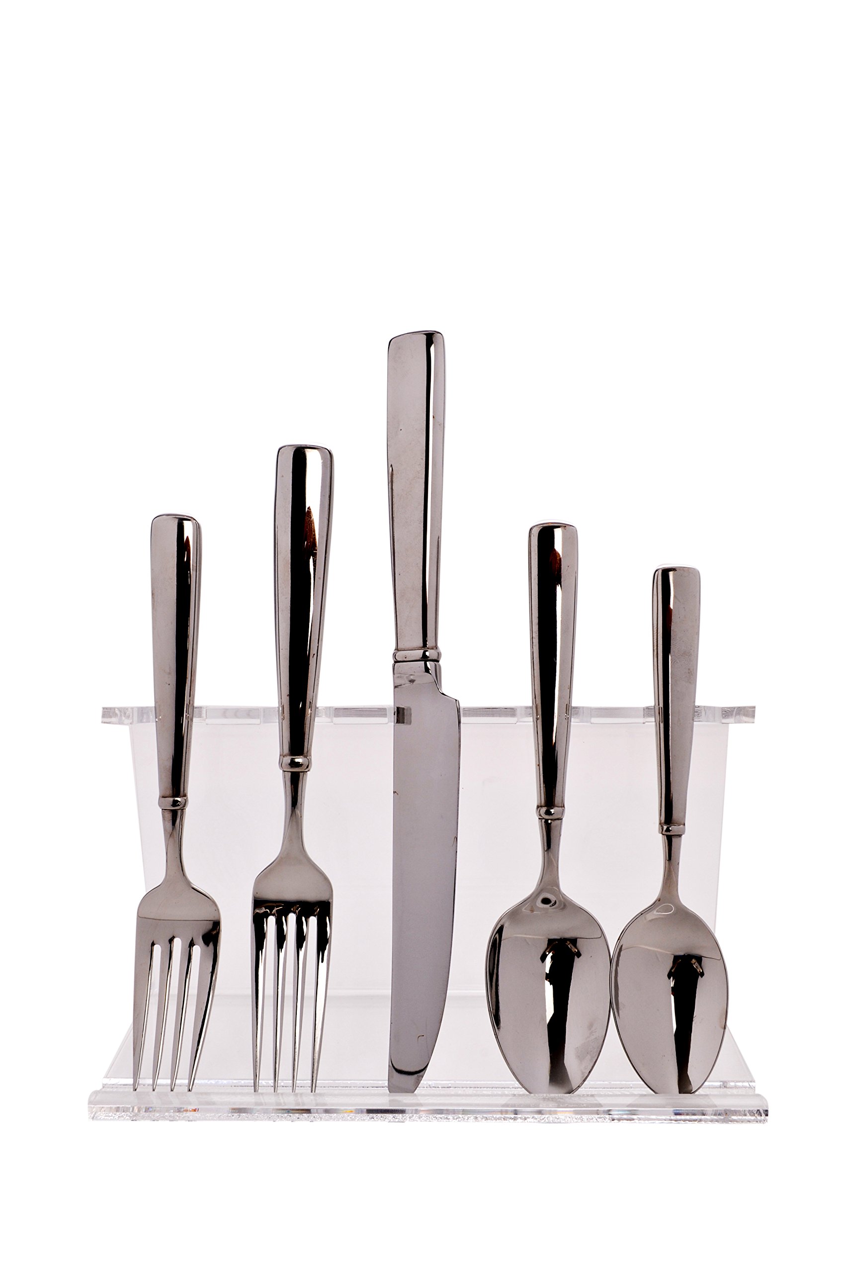 THB Products 5 Piece Silverware or Flatware Display Stand (Item #101444)