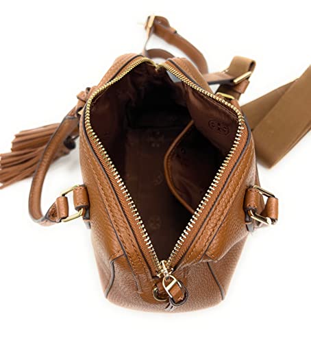 Tory Burch Thea Web Mini Satchel Crossbody Bag (Moose)