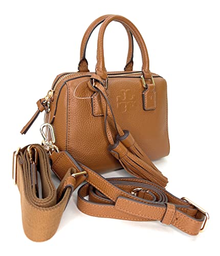 Tory Burch Thea Web Mini Satchel Crossbody Bag (Moose)
