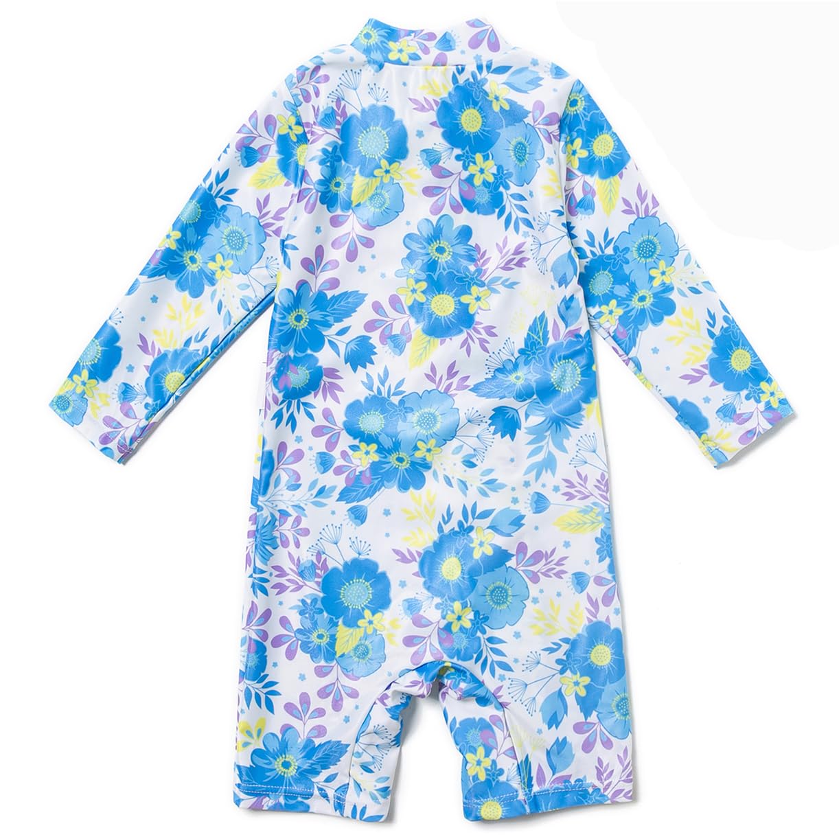 Baby/Toddler Girl One Piece Swimsuit Long Sleeve with UPF 50+ Sun Protection (Pink3, 9-12 Months)