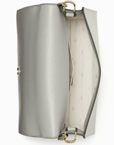 Kate Spade Carson Convertible Crossbody Handbag With Card Case (Nimbus Grey)
