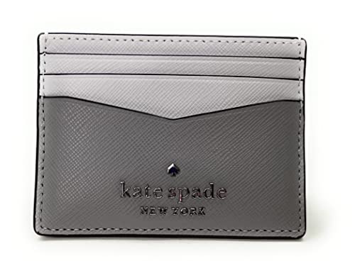 Kate Spade Carson Convertible Crossbody Handbag With Card Case (Nimbus Grey)