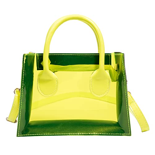 Fashion Transparent Women Shoulder Bag PVC Clear Casual Lady Totes Mini Handbags