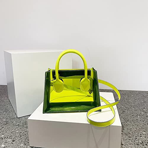 Fashion Transparent Women Shoulder Bag PVC Clear Casual Lady Totes Mini Handbags