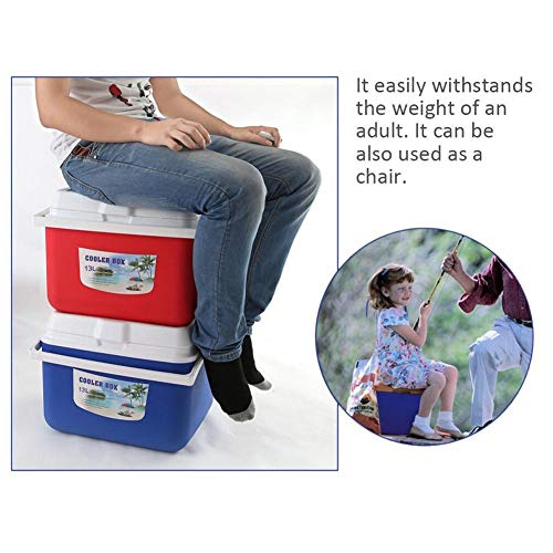 HESNDxbx Mini Fridge 13L Car Insulation Preservation Box Car Cooler Box Ice Organizer Medicine Preservation Home Barbecue Fishing Multifunctional