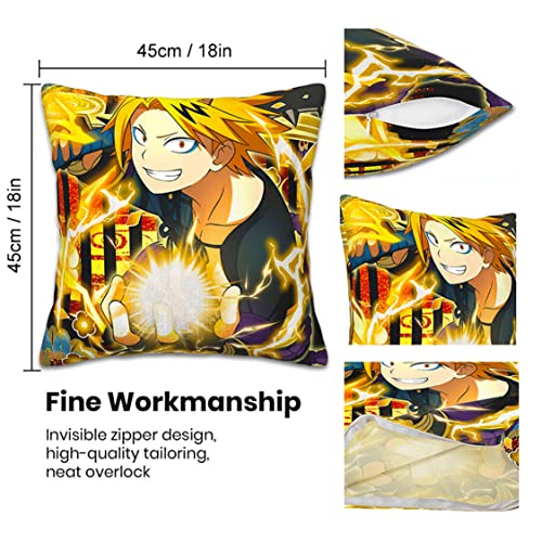 2PCS Japanese Anime Throw Blanket with Pillow Cover,Lightweight Ultra Soft Flannel Blanket Warm Cozy Blanket Bed Blanket for Couch,Office,Picnic,Camping