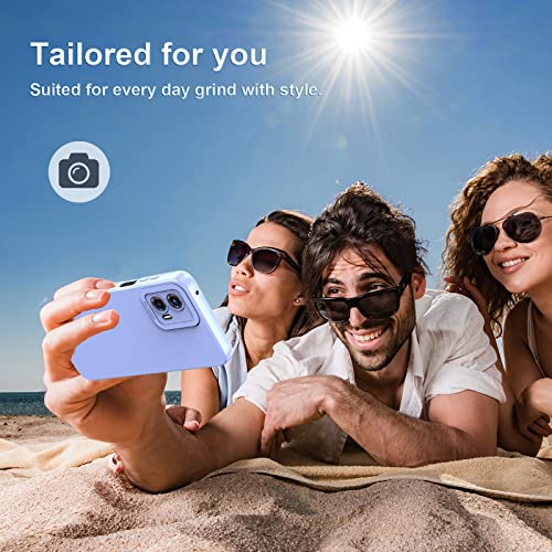 Compatible with Moto G 5G 2023/2024 Case: Liquid Silicon Protective Military Grade Armor G 5G Case,Heavy Duty Protection Phone Cases for g 5G (Violet, Compatible with Moto g 5g 2023)