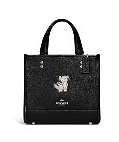 Coach Women's Dempsey Tote 22 (SV/Black Multi With Happy Dog Print)