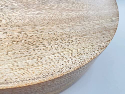 Cutting Boards Wood Handcrafted Barker Butchers Block Round Chopping Boards 11 Inches Diameter Height 3 Inch Cutting Board 27cm X 27cm X 4cm) (Medium) (Large)