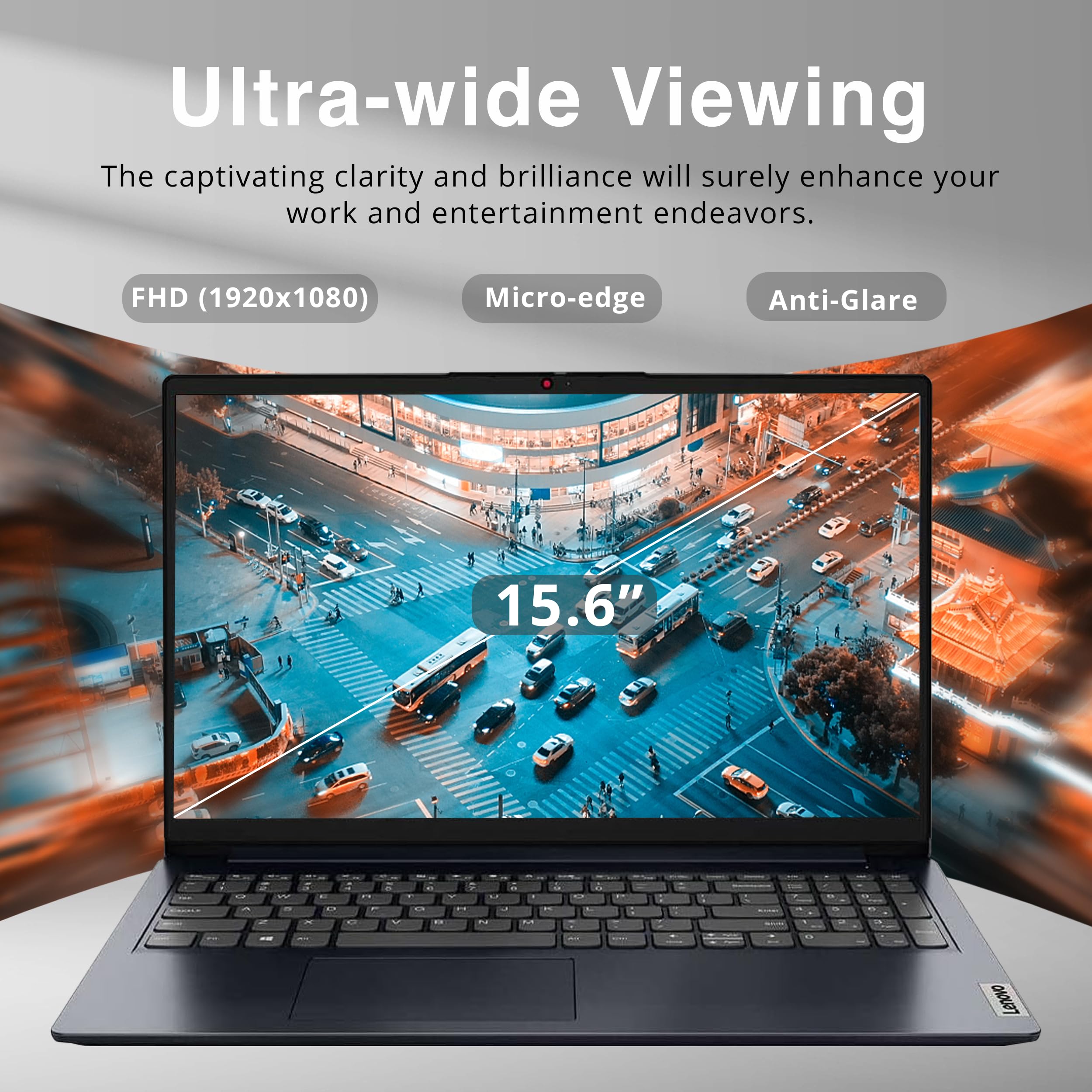 Lenovo 2022 IdeaPad 1 15.6" FHD Laptop, Intel Pentium Silver N6000 Processor, 12GB RAM, 256GB PCIe SSD, 720P HD Webcam, Dolby Audio, 1 Year Office, Blue, Win 11 S, 32GB Snowbell USB Card