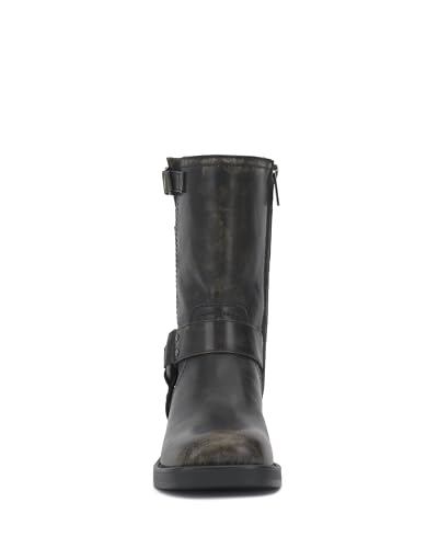 Vince Camuto Women's Kaemie Mid-Calf Boot, Black Leather, 7