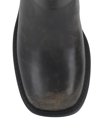 Vince Camuto Women's Kaemie Mid-Calf Boot, Black Leather, 7