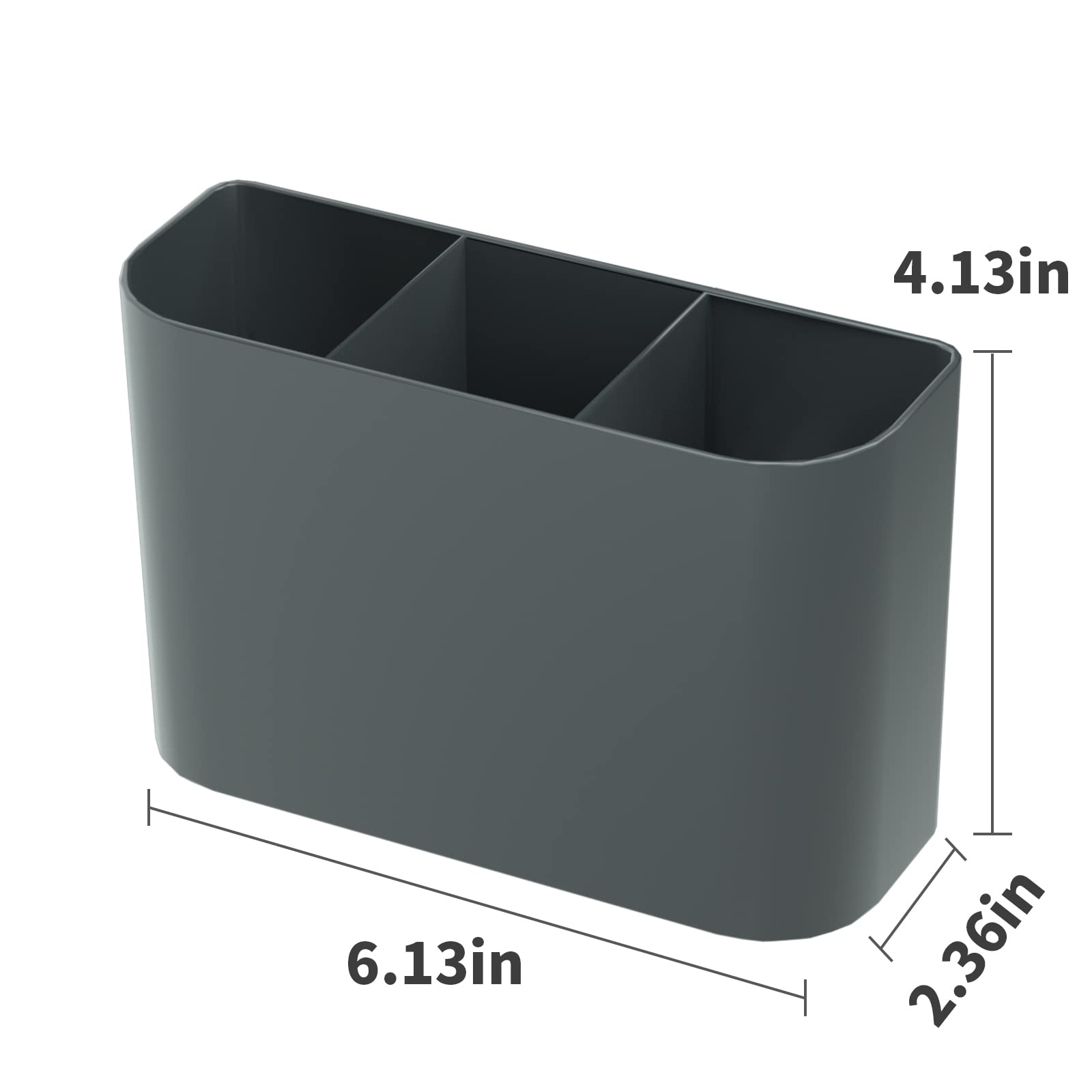 Genteen Utensil Holder Cutlery Silverware Drying Rack Dish Drying Rack Replacement Parts, Grey
