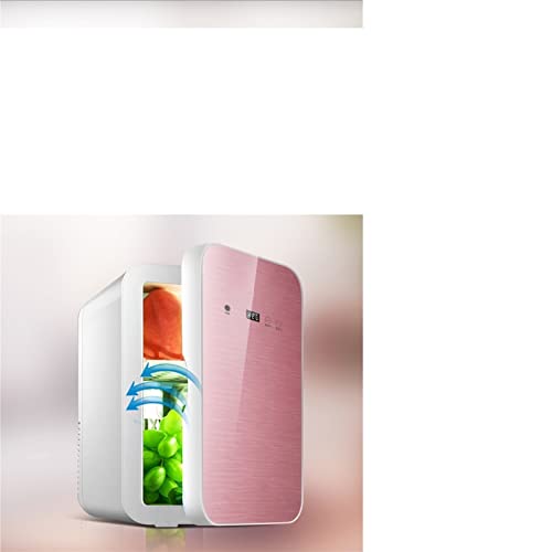 YAARN Small Fridge for Bedroom Portable Refrigerator Compact Multifunction Mini Beauty Cosmetics Refrigerators Drink Cooler Warmer Fridge for Home Car