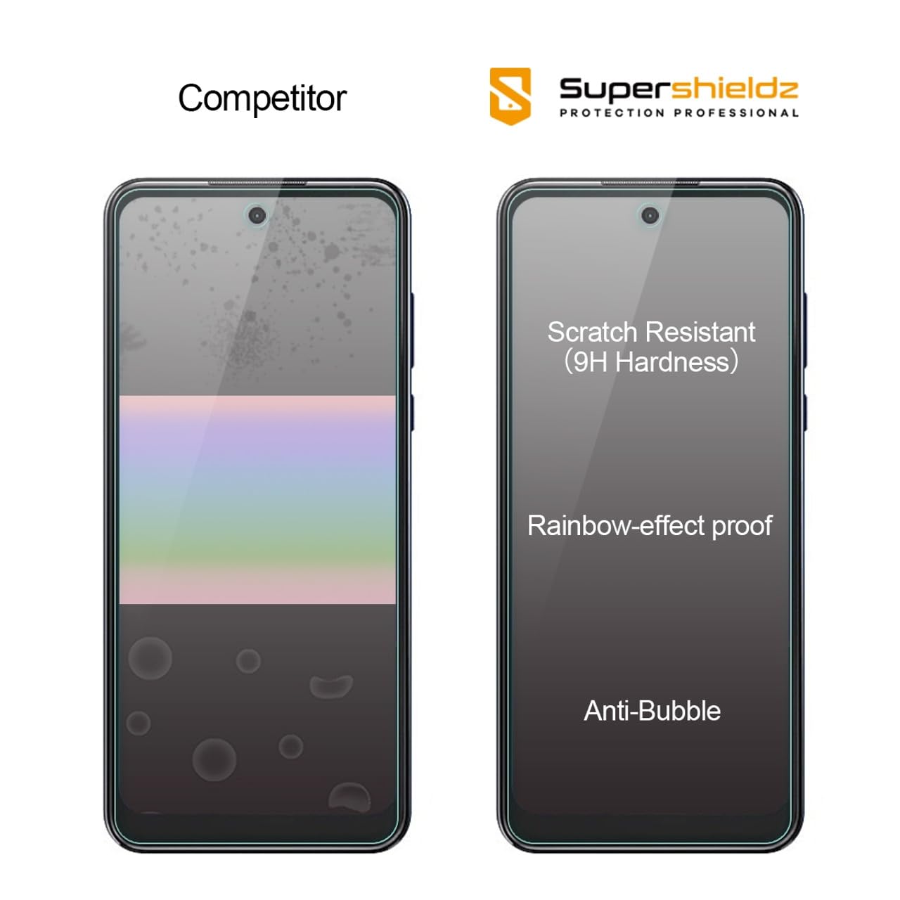 Supershieldz (3 Pack) Designed for Motorola Moto G Power 5G (2023) Tempered Glass Screen Protector, Anti Scratch, Bubble Free