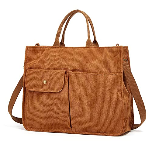 Tote Bag Women Corduroy Hobo Bag Satchel Bag College Bag Travel Bag Crossbody Bags Messenger Bag Tote Handbag 2023