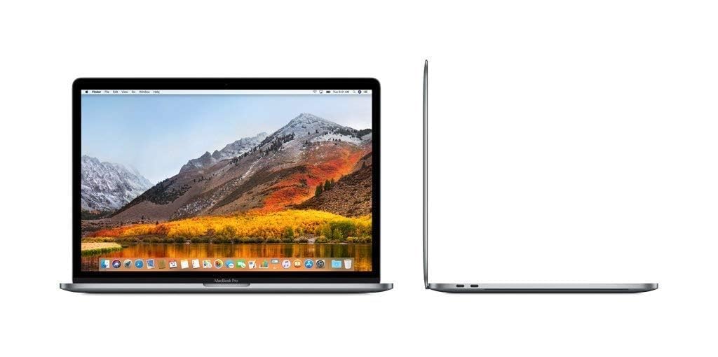 Apple 15.4in MacBook Pro Laptop (Retina, Touch Bar, 2.2GHz 6-Core Intel Core i7, 16GB RAM, 256GB SSD Storage) Space Gray (MR932LL/A) (2018 Model) (Renewed)