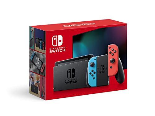 Nintendo Switch⢠with Neon Blue and Neon Red JoyâConâ˘