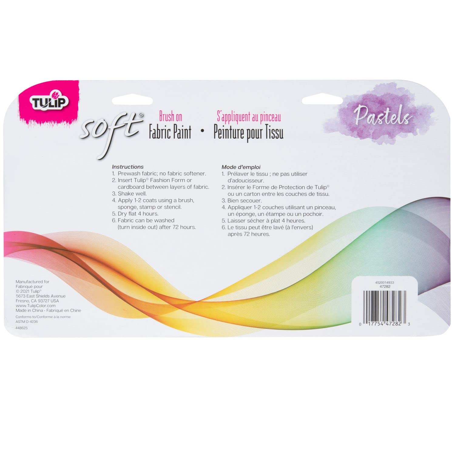 Tulip Fabric Paint, 1 Fl Oz (Pack of 10), Pastels
