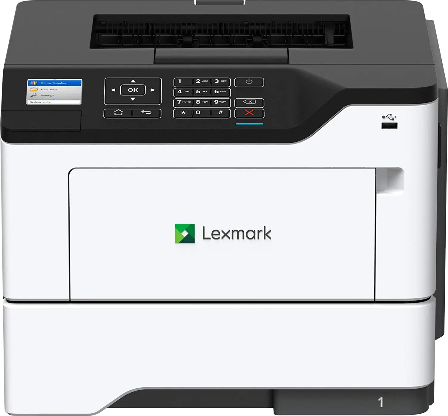 Lexmark 36SC471 B2650dw Compact Laser Printer, Monochrome, Networking, Wireless, Duplex Printing, 50 ppm Mono, 1200dpi Print, up to 175,000 Pages Duty Cycle