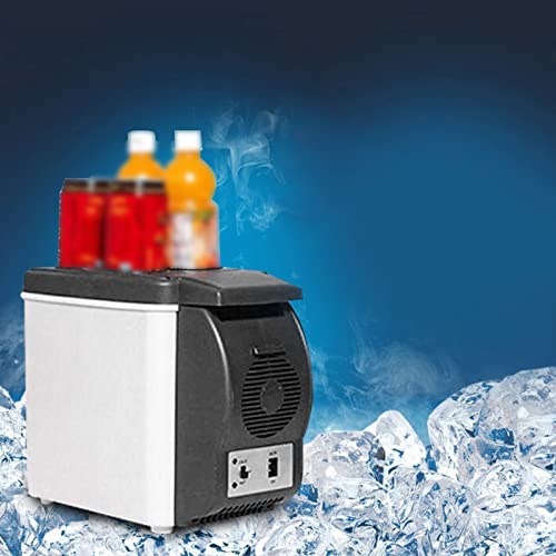 YAARN Small Fridge for Bedroom Mini Car Refrigerator Dual Use Beverage Cooler Warmer ABS Portable Outdoor Travel Freezer Universal Refrigerator