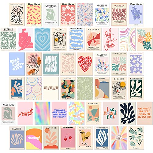 Danish Pastel Room Decor Aesthetic, Danish Pastel Aesthetic Decor for Dorm, Danish Pastel Wall Collage Kit Aesthetic Pictures for Dorm Wall Decor, Aesthetic Room Decor, Collage Kit