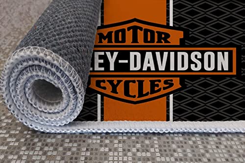 Motorcycle Rug, American Legend Motor Cycle Rug, American Motor Area Rug, Motor Cycle Lovers Rug peb20 (1.6x1.9 feet-50x60cm)