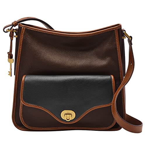 Fossil Women's Heritage Leather Hobo Purse Handbag