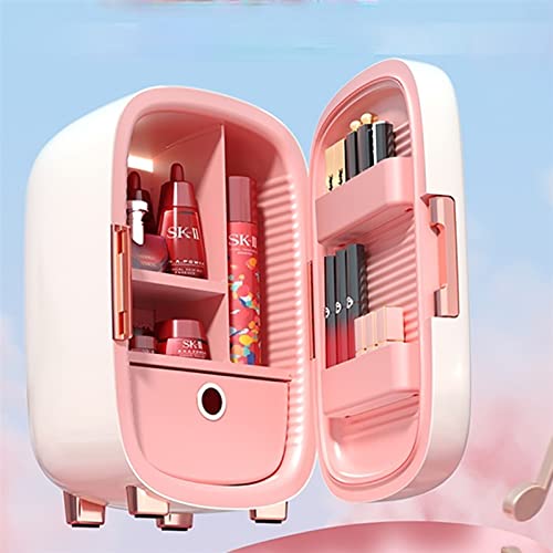 YAARN Small Fridge for Bedroom Professional Beauty Refrigerator Skin Care Cosmetics Small Refrigerator Intelligent Preservation 12L Fridge