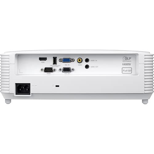 Optoma S343 SVGA DLP Professional Projector | Bright 3600 Lumens | Business Presentations, Classrooms, or Home | 15,000 Hour lamp Life | Speaker Built in | Portable Size