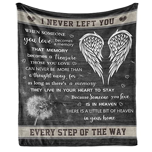 Bereavement Gifts Blanket 50"x60", Sympathy Gift, Memorial Gifts, Bereavement Gift Ideas, In Memory Of Loved One Gifts, Condolences Gift, Memorial Gifts For Loss Of Mother/Father/Pet Throw Blankets
