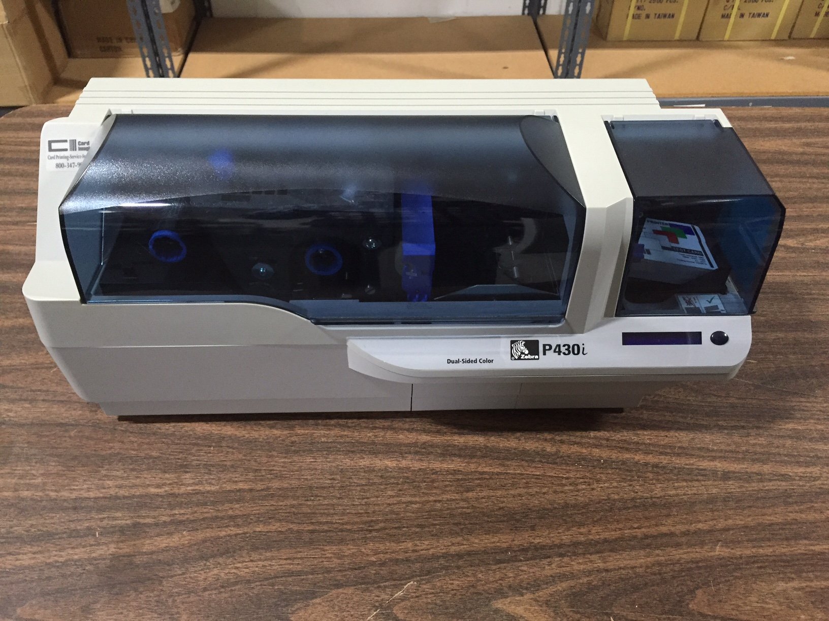 Zebra P430i - plastic card printer - color - dye sublimation/thermal resin (P430I0000AID0) Category: Card Printers