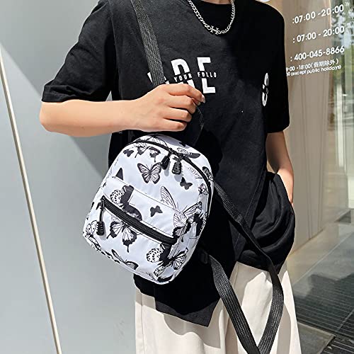 sikiwind Fashion Women Animal Pattern Printing Backpack Casual Small Handbags (B)