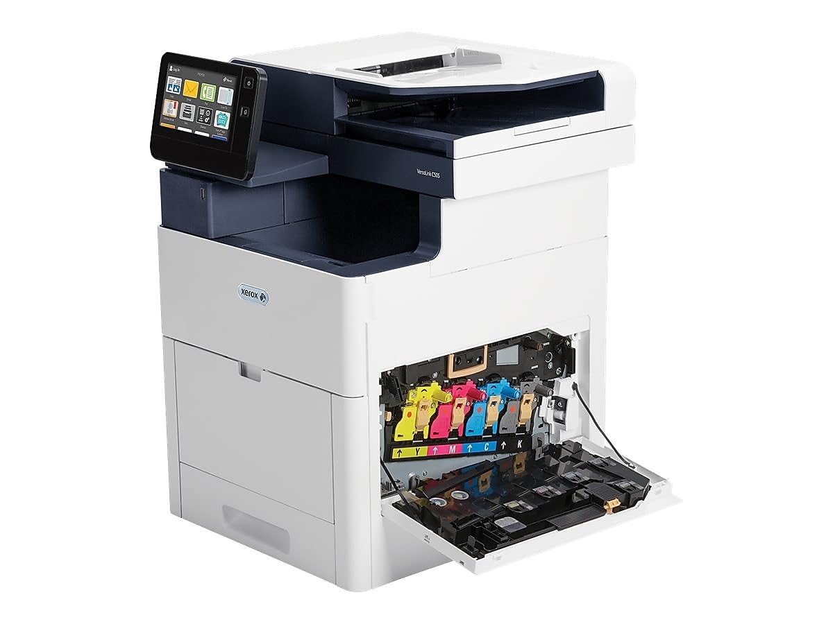Xerox VersaLink C505/X Color Multifunction Printer, Amazon Dash Replenishment Ready,White
